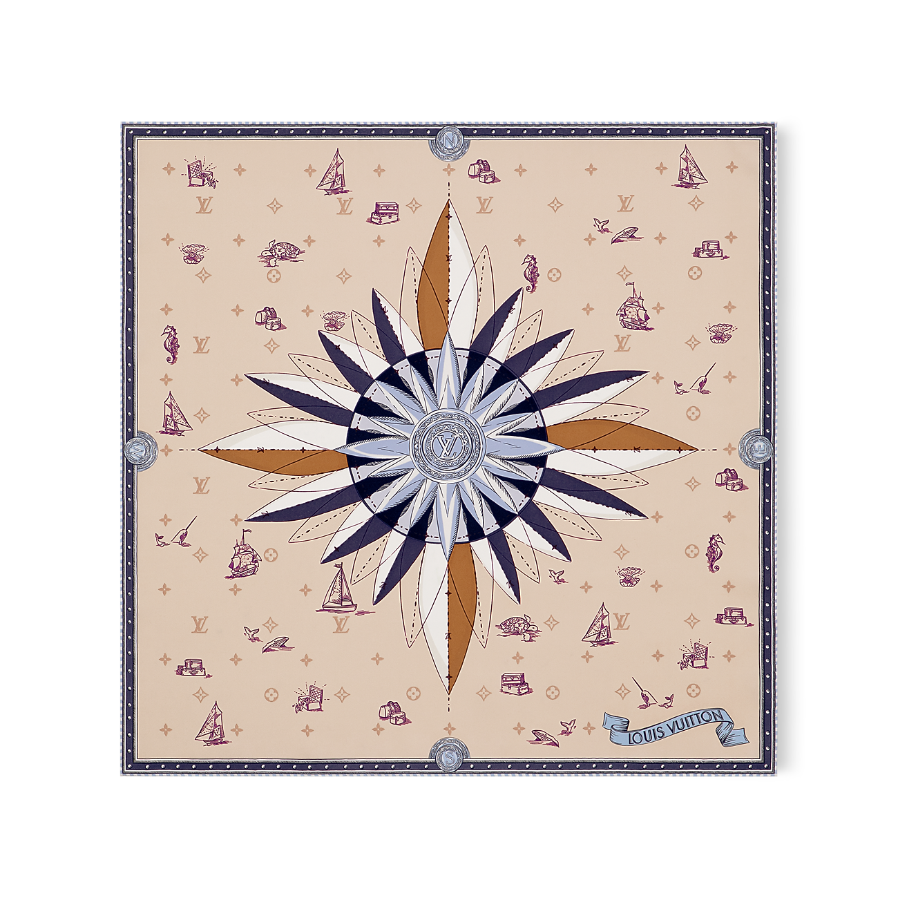 LV Map Square 70 S00 - Women - Accessories | LOUIS VUITTON