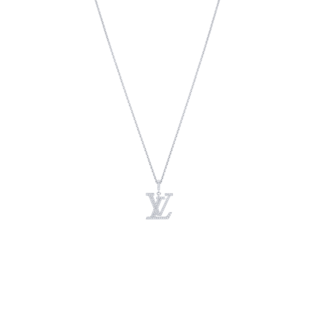 LV Medium Pendant, White Gold And Diamonds - Jewelry - Categories ...
