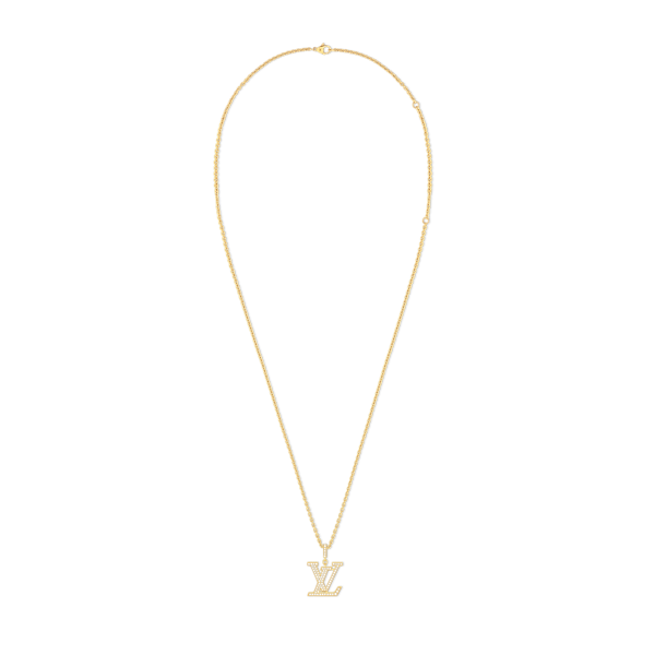 LV Medium Pendant, Yellow Gold And Diamonds - Jewelry - Categories ...