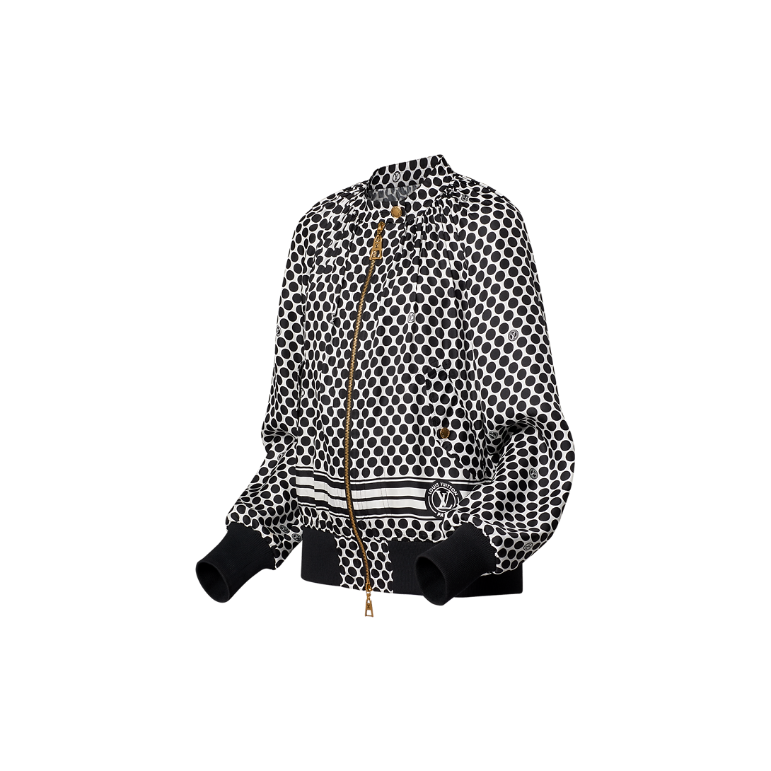LV Polka Dot Bomber Jacket - Women - Ready-to-Wear | LOUIS VUITTON