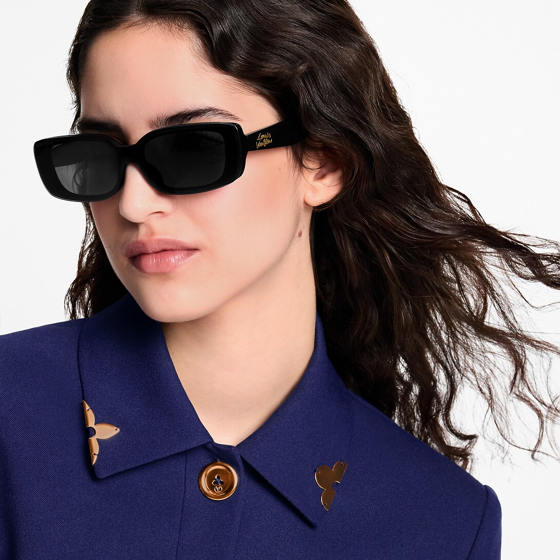 LV Script Low Rectangle Sunglasses S00 - Women - Accessories | LOUIS ...