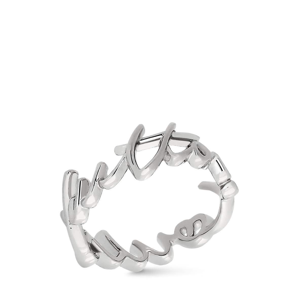 LV Script Ring S00 - Women - Fashion Jewelry | LOUIS VUITTON