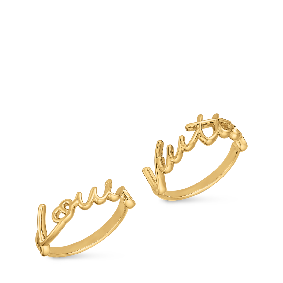 LV Script Ring Set S00 - Women - Fashion Jewelry | LOUIS VUITTON