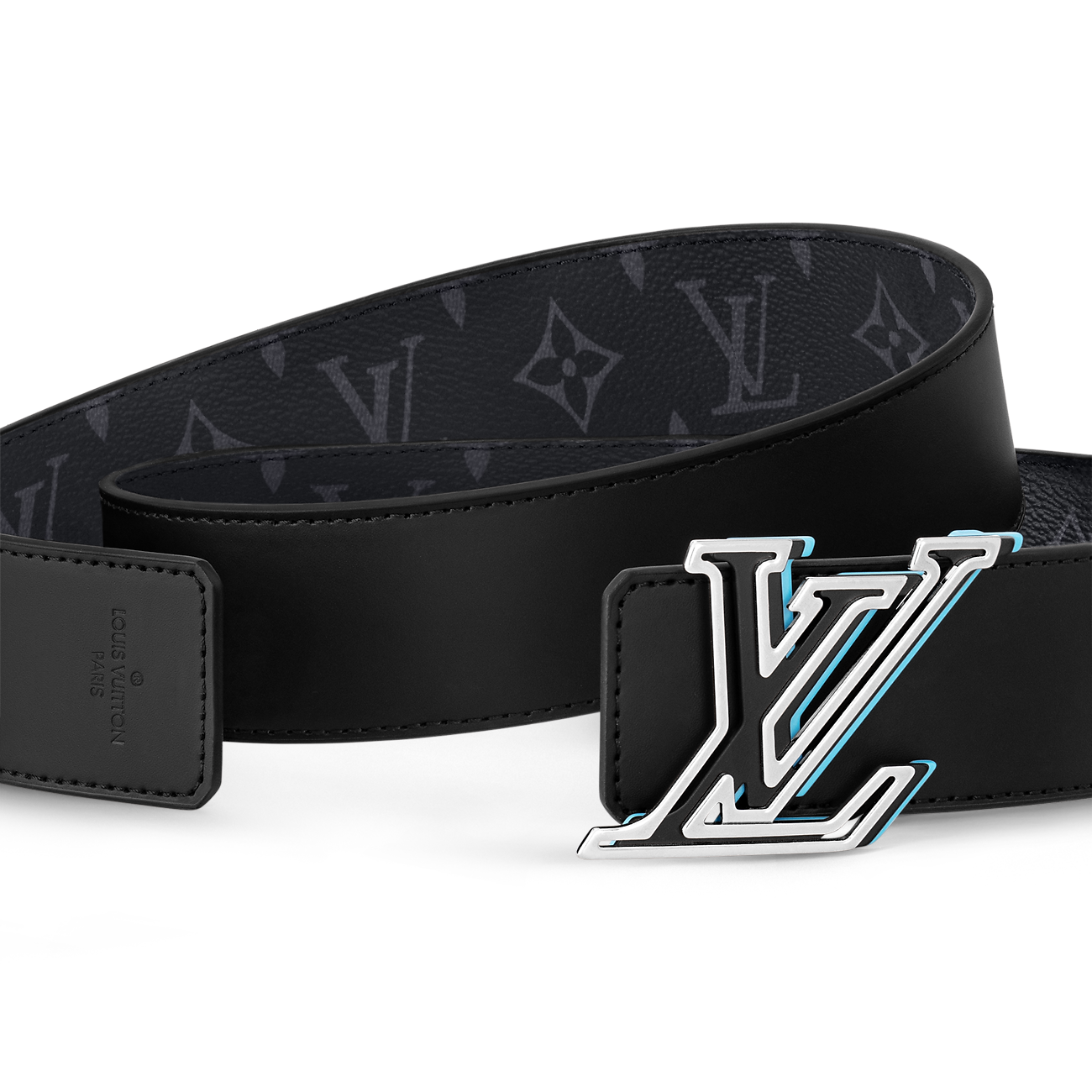 LV Speed 40mm Reversible Belt Monogram Eclipse Canvas - Men ...