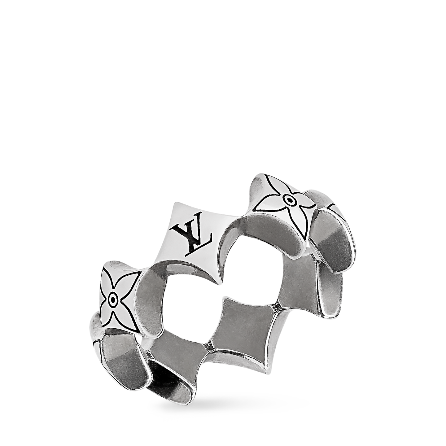 LV Spiky Flower Ring S00 - Men - Fashion Jewelry | LOUIS VUITTON