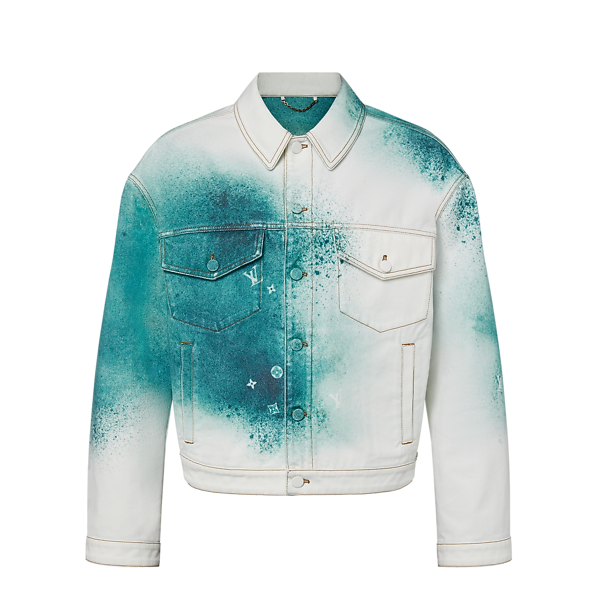 LV Spray Denim Jacket - Men - Ready-to-Wear | LOUIS VUITTON