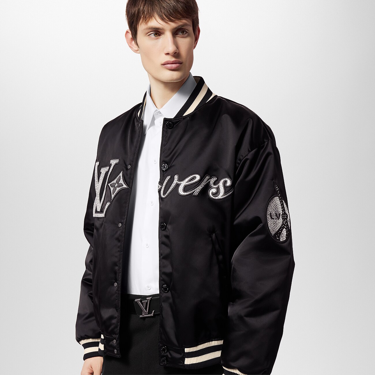 LV Stitch 40mm Reversible Belt Monogram Eclipse Canvas - Men ...