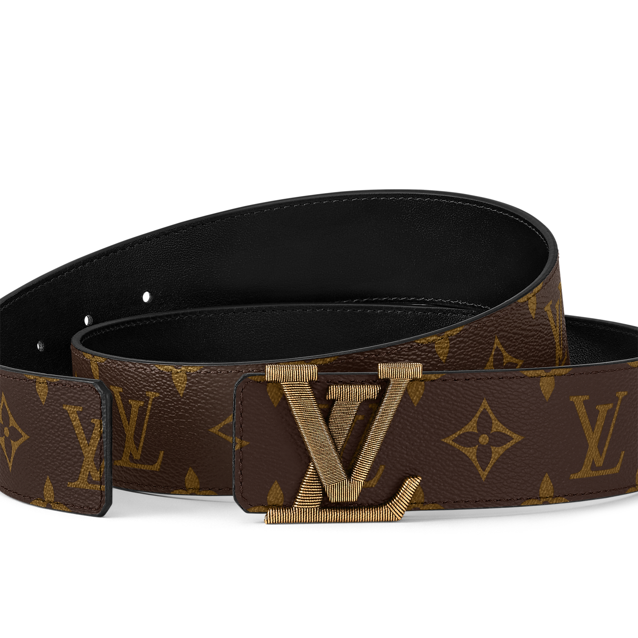 LV Stitch 40mm Reversible Belt Monogram Eclipse Canvas - Men ...