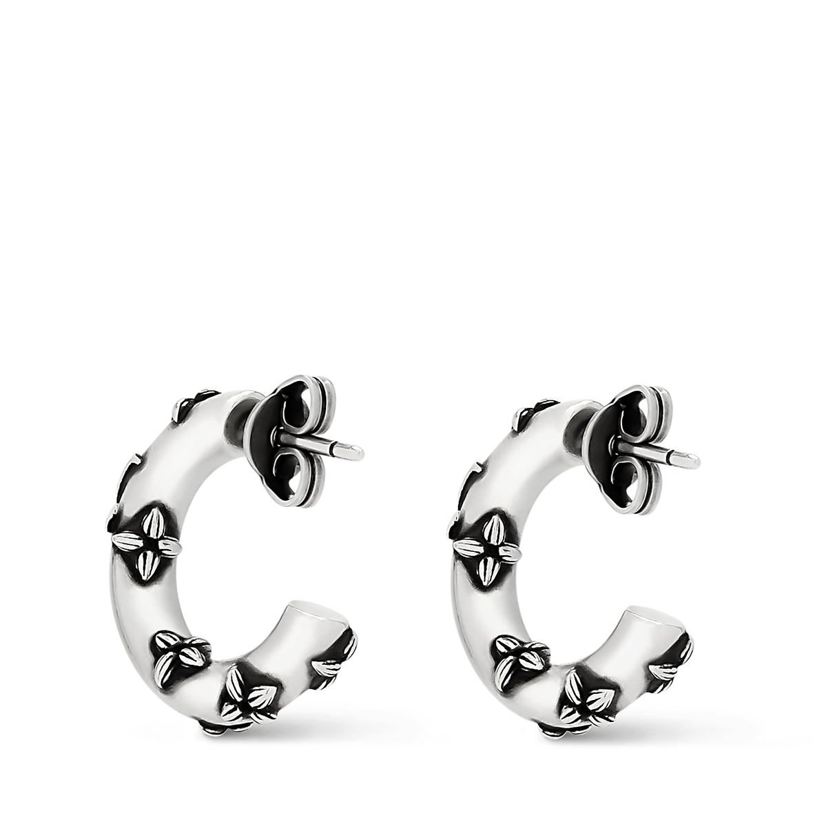 LV Whisper Hoop Earrings S00 - Men - Fashion Jewelry | LOUIS VUITTON