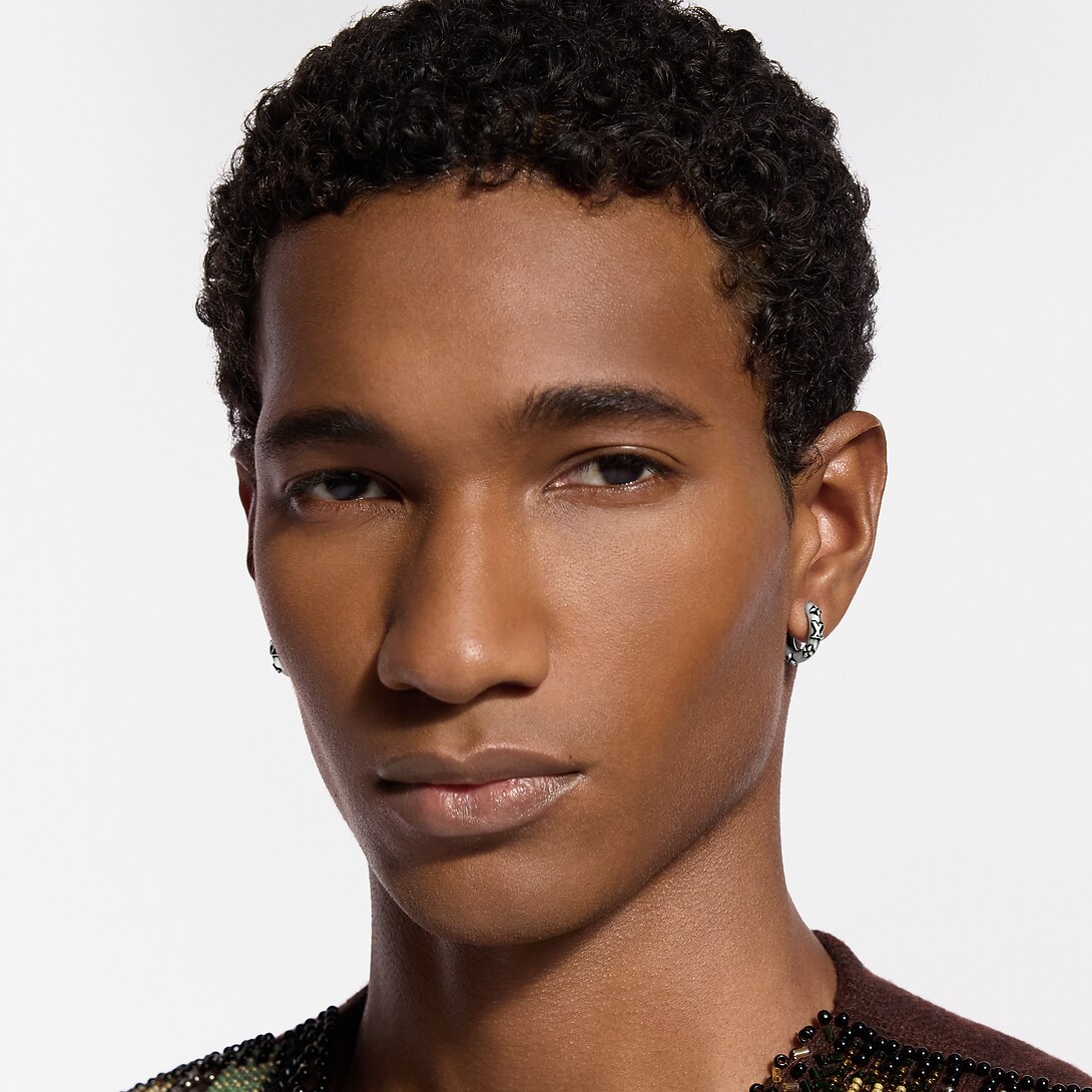 LV Whisper Hoop Earrings S00 - Men - Fashion Jewelry | LOUIS VUITTON