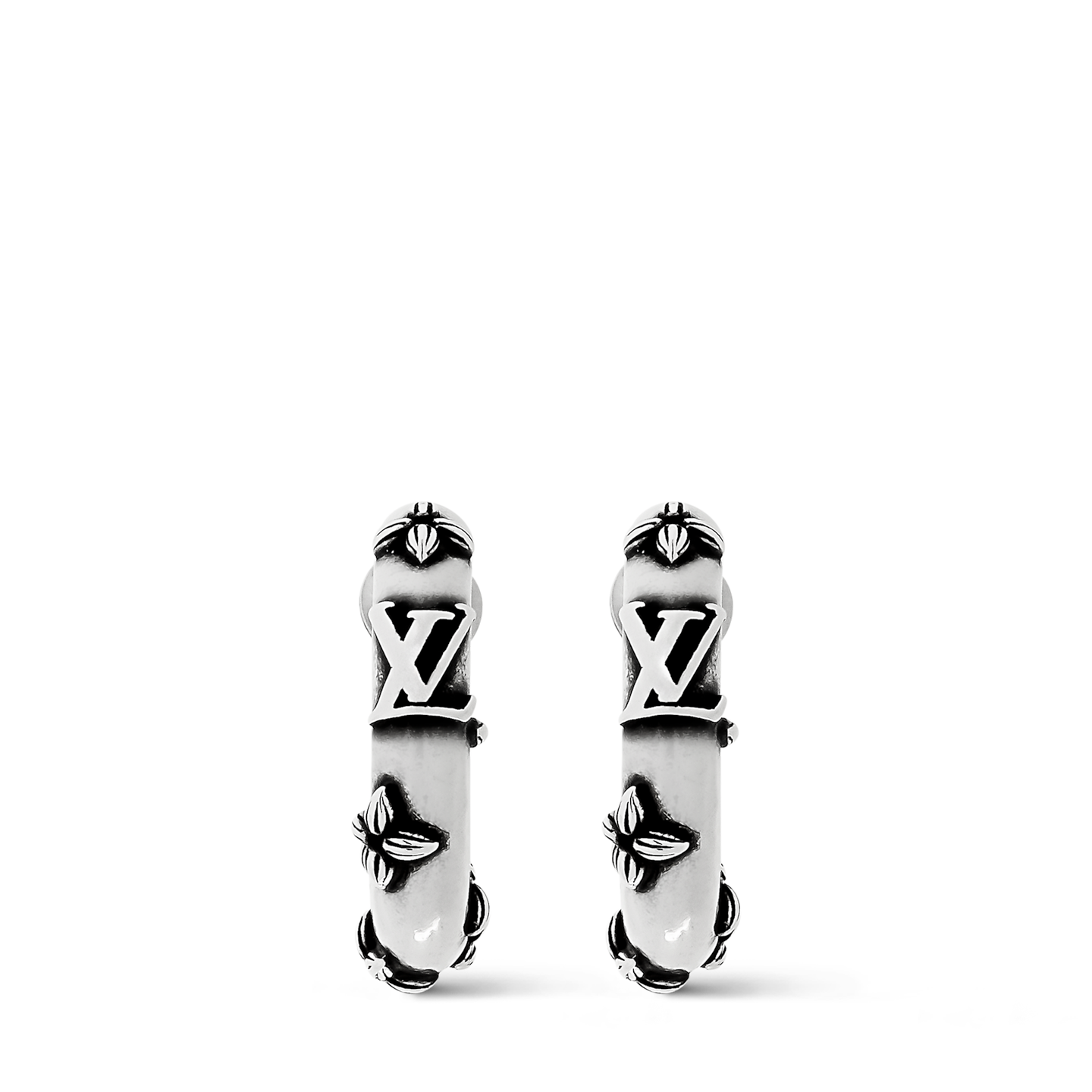 LV Whisper Hoop Earrings S00 - Men - Fashion Jewelry | LOUIS VUITTON
