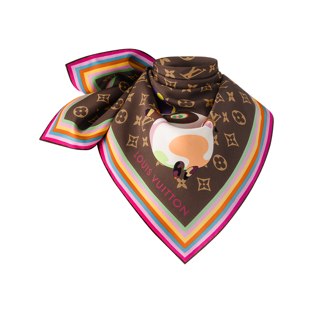 LV x TM Monogram Superflat Characters Square 70 S00 - Women ...