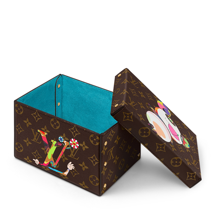LV x TM Superflat Characters Cardboard Box - Trunks, Travel and Home ...