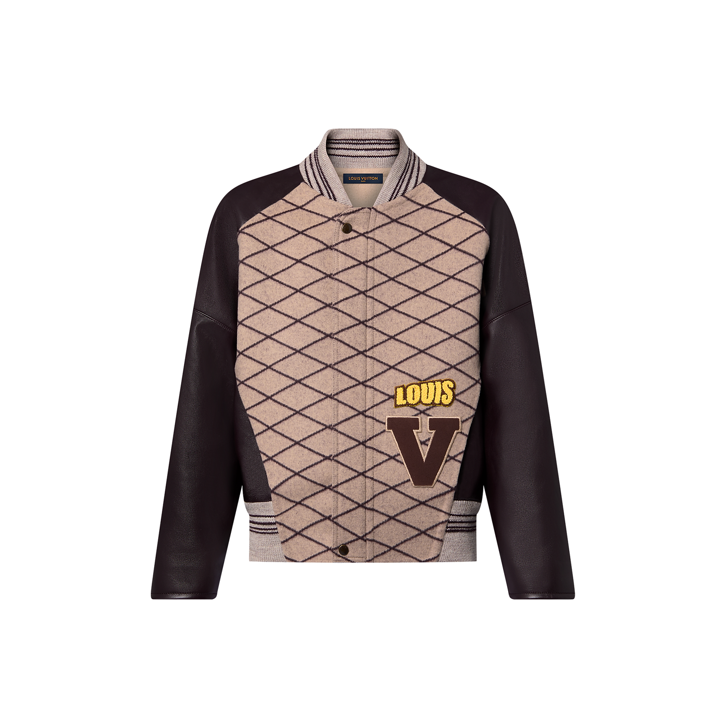 Malletage Jacquard Varsity Jacket - Women - Ready-to-Wear | LOUIS VUITTON