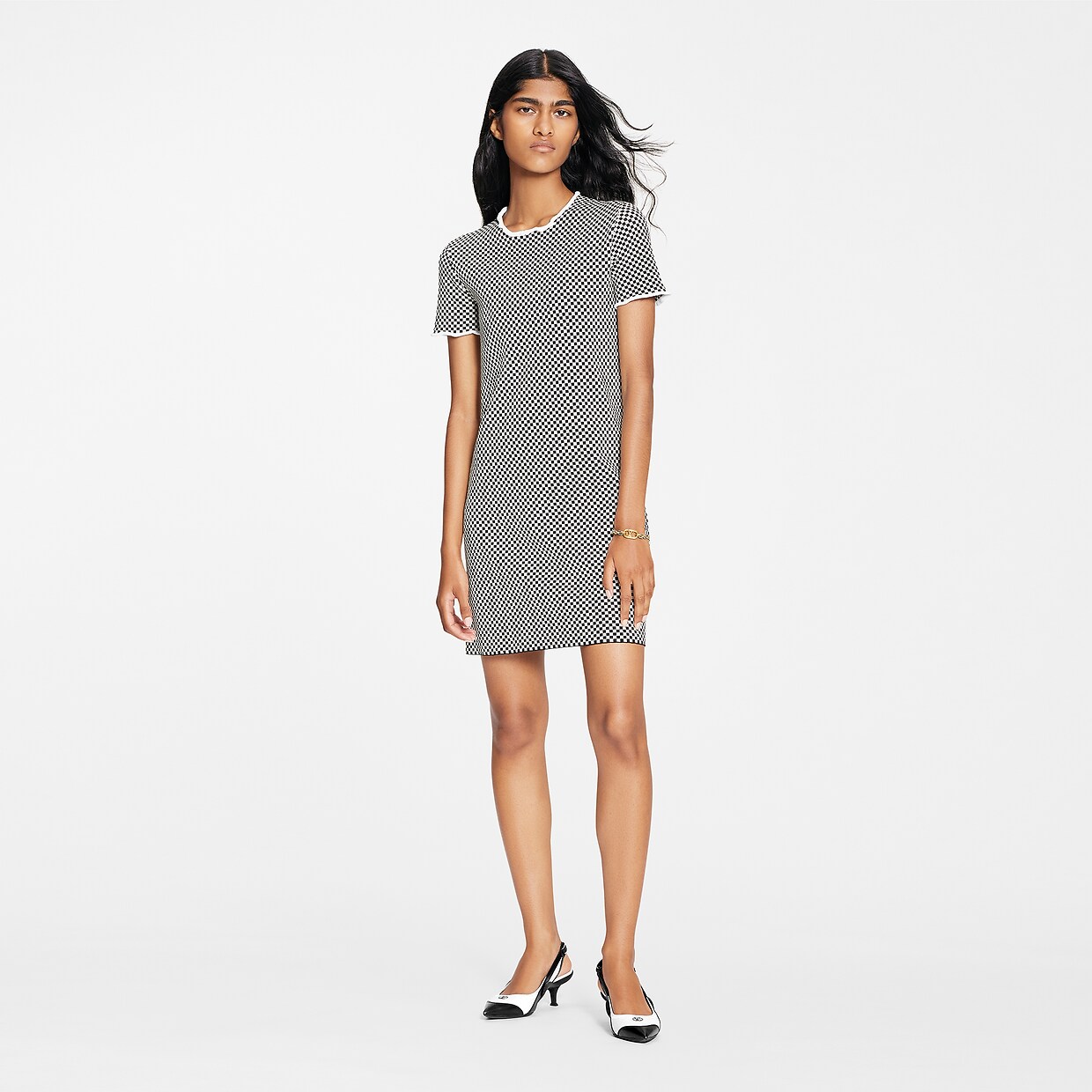 Micro Check Mini Dress - Women - Ready-to-Wear | LOUIS VUITTON