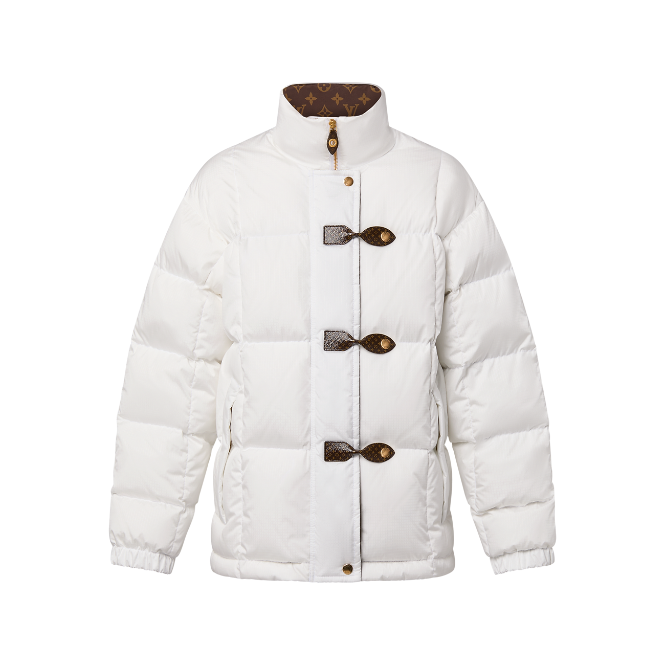 Monogram Accent Pillow Puffer Jacket - Women - Ready-to-Wear | LOUIS ...