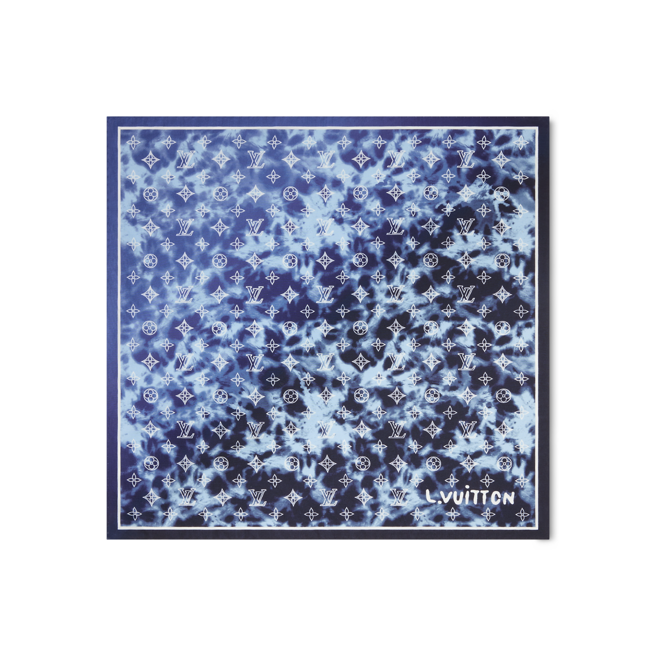 Monogram Blast Blend Bandana S00 - Men - Accessories | LOUIS VUITTON