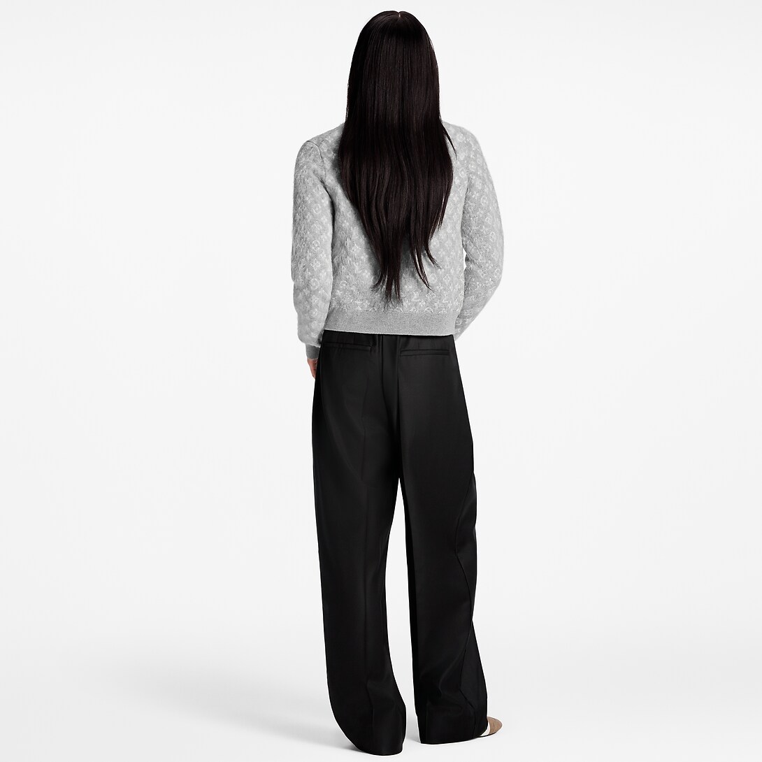 Monogram Brushed Knit Cardigan - Women - Ready-to-Wear | LOUIS VUITTON