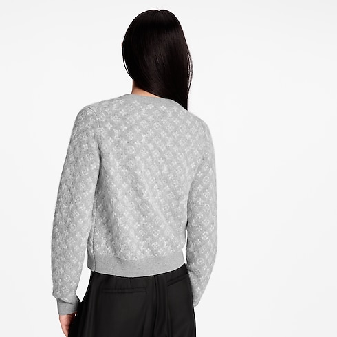 Monogram Brushed Knit Cardigan - Women - Ready-to-Wear | LOUIS VUITTON