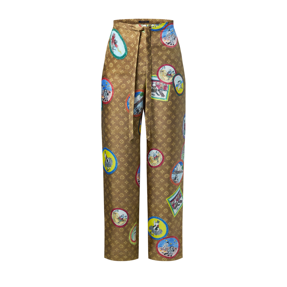 Monogram Cat Stamp Pajama Pants - Women - Ready-to-Wear | LOUIS VUITTON
