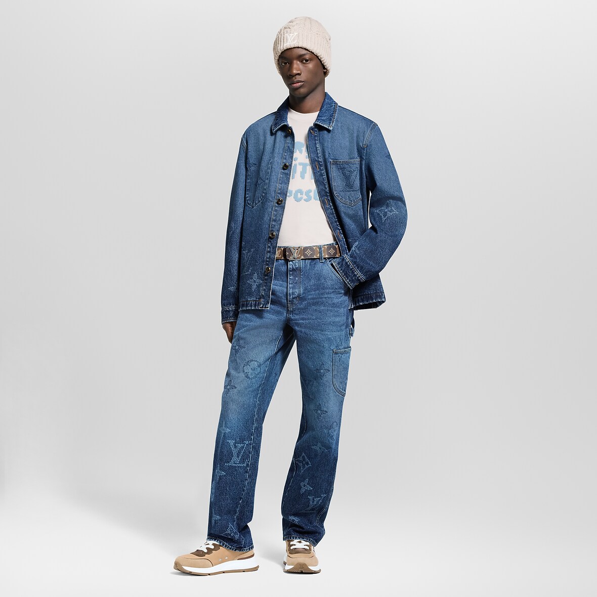 Monogram Denim Workwear Pants - Men - Ready-to-Wear | LOUIS VUITTON