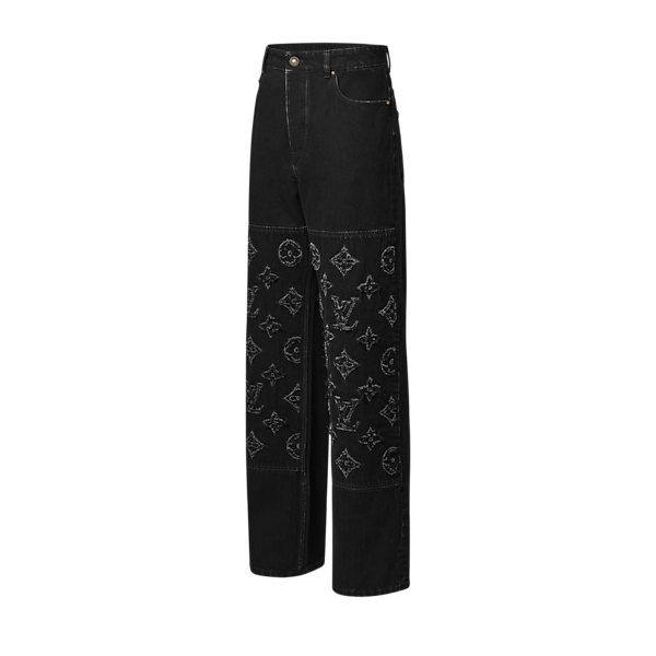 Monogram Destroy Denim Pants - Men - Ready-to-Wear | LOUIS VUITTON