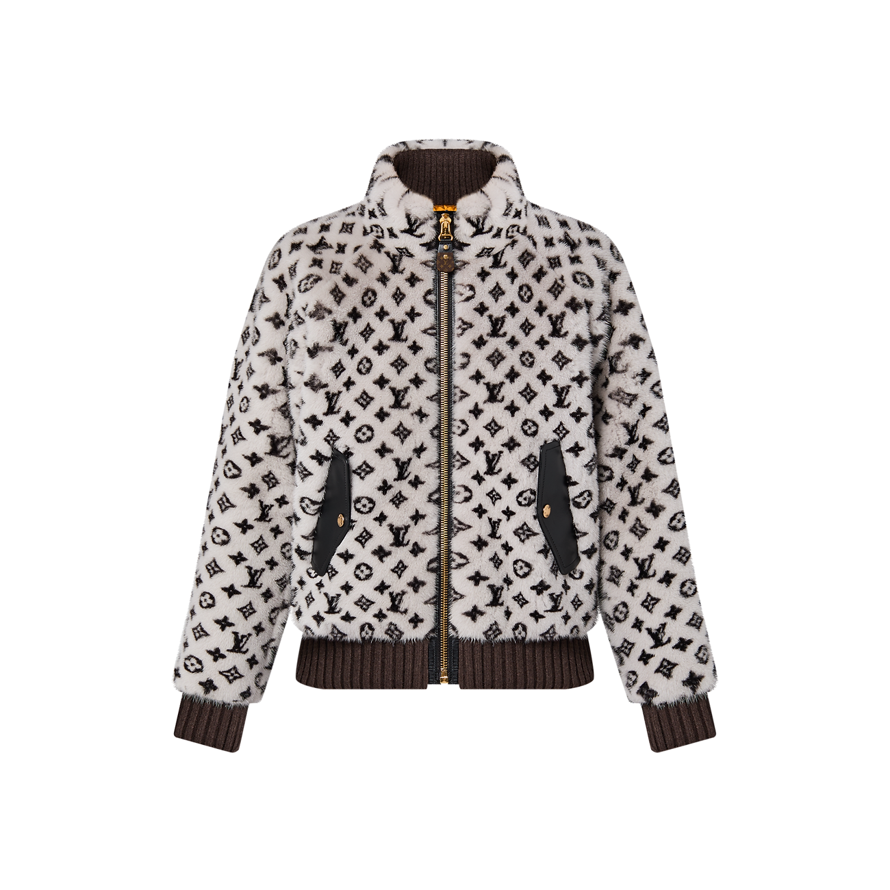 Monogram Mink Bomber Jacket - Women - Ready-to-Wear | LOUIS VUITTON