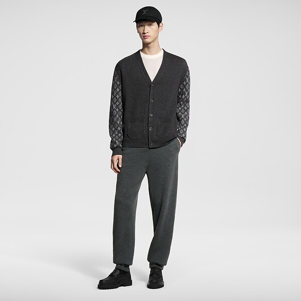 Monogram Mix Cashmere Cardigan - Men - Ready-to-Wear | LOUIS VUITTON