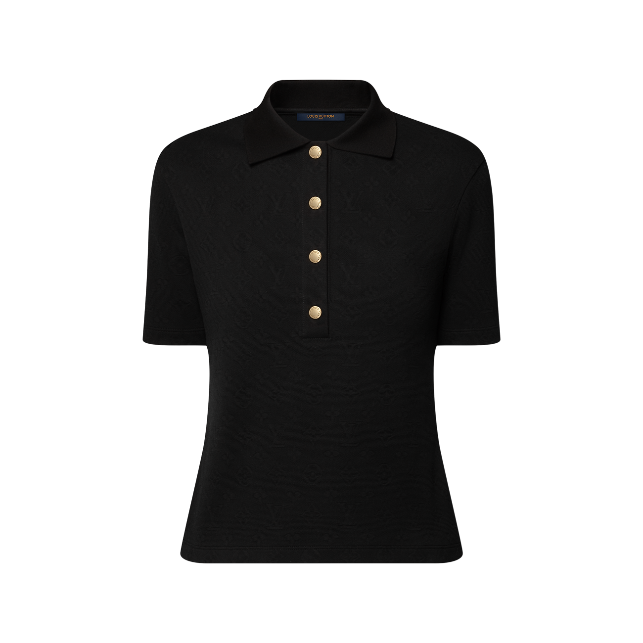 Monogram Piqué Polo Top - Women - Ready-to-Wear | LOUIS VUITTON