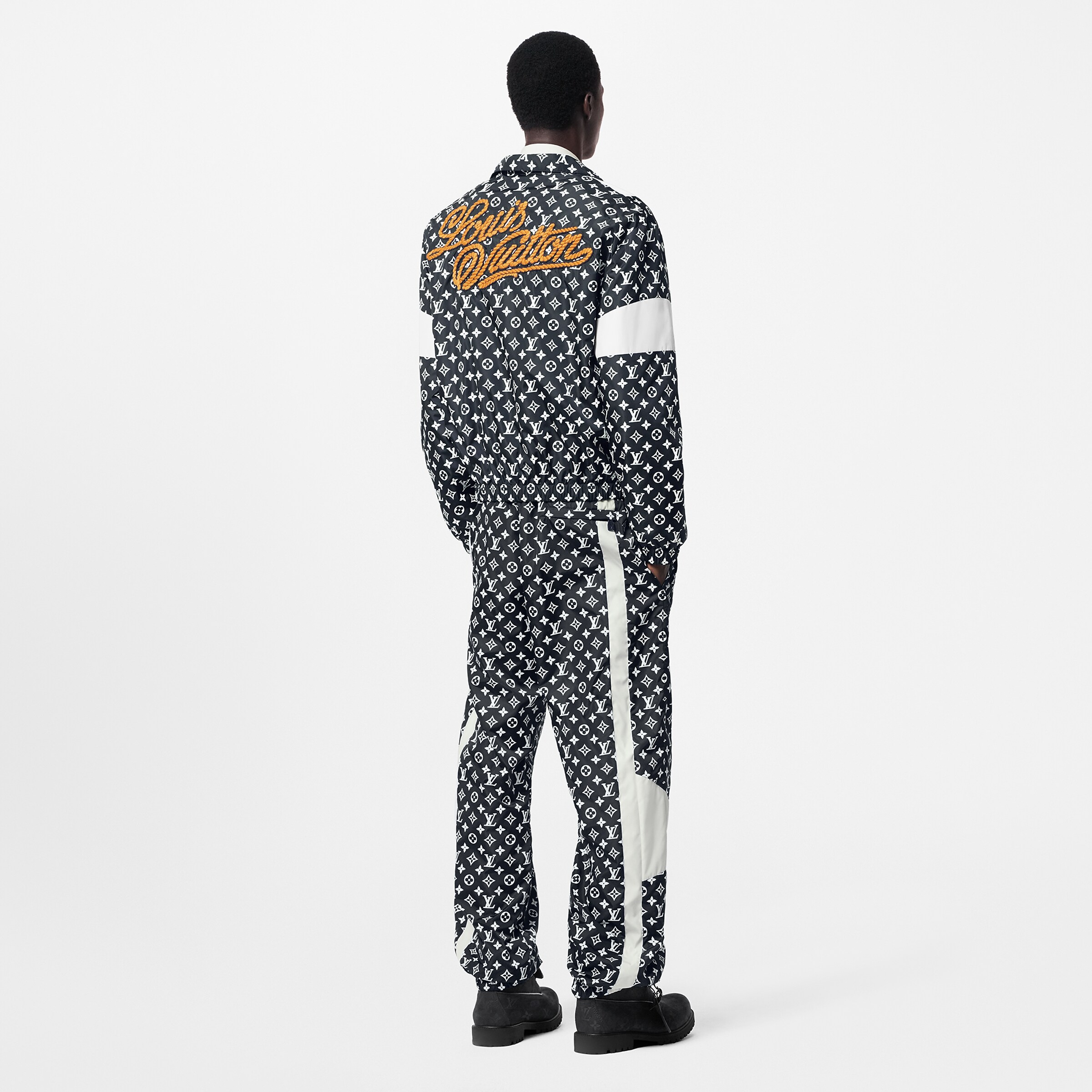 Monogram Printed Technical Track Top - Men - Ready-to-Wear | LOUIS ...