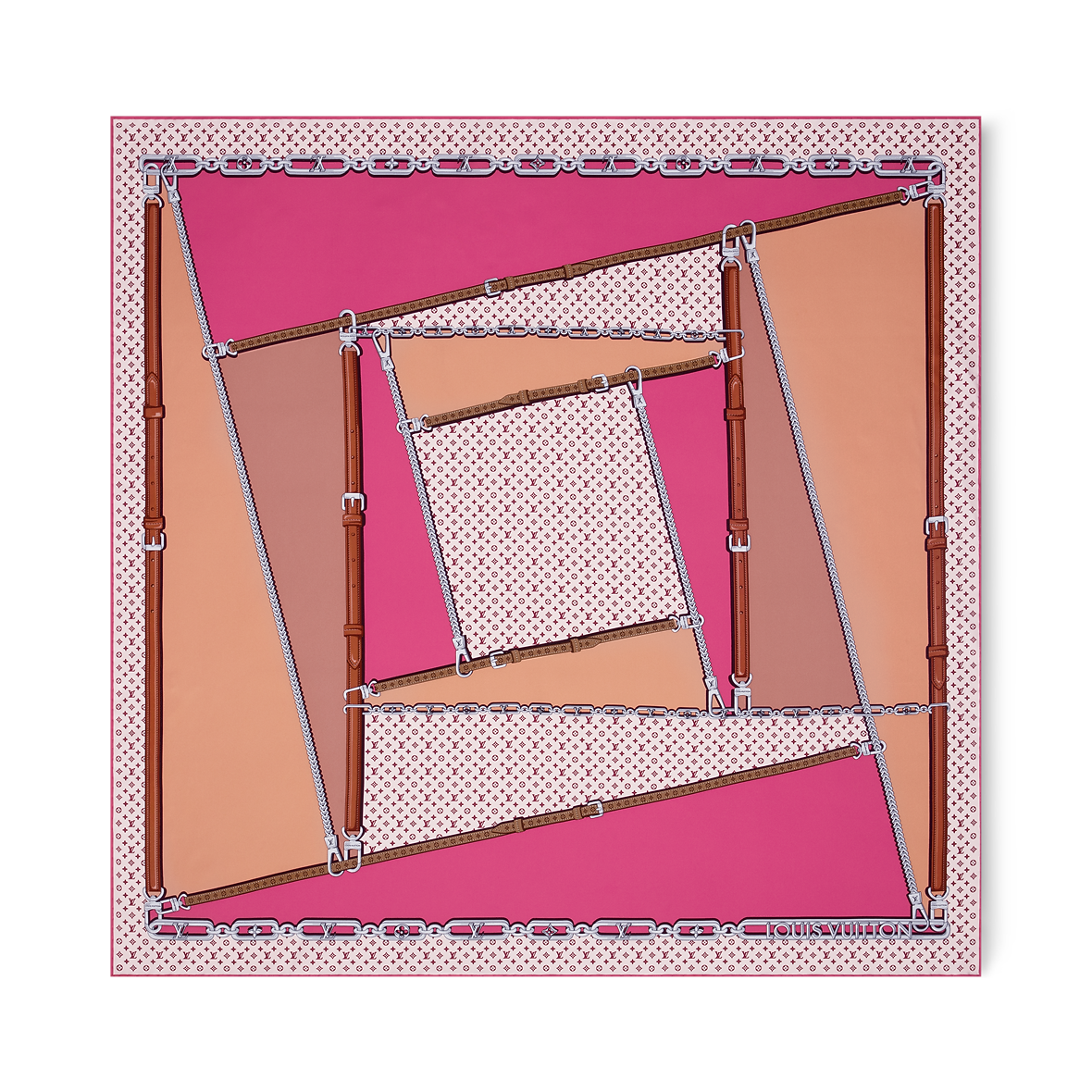 My LV Chain Square 90 S00 - Women - Accessories | LOUIS VUITTON