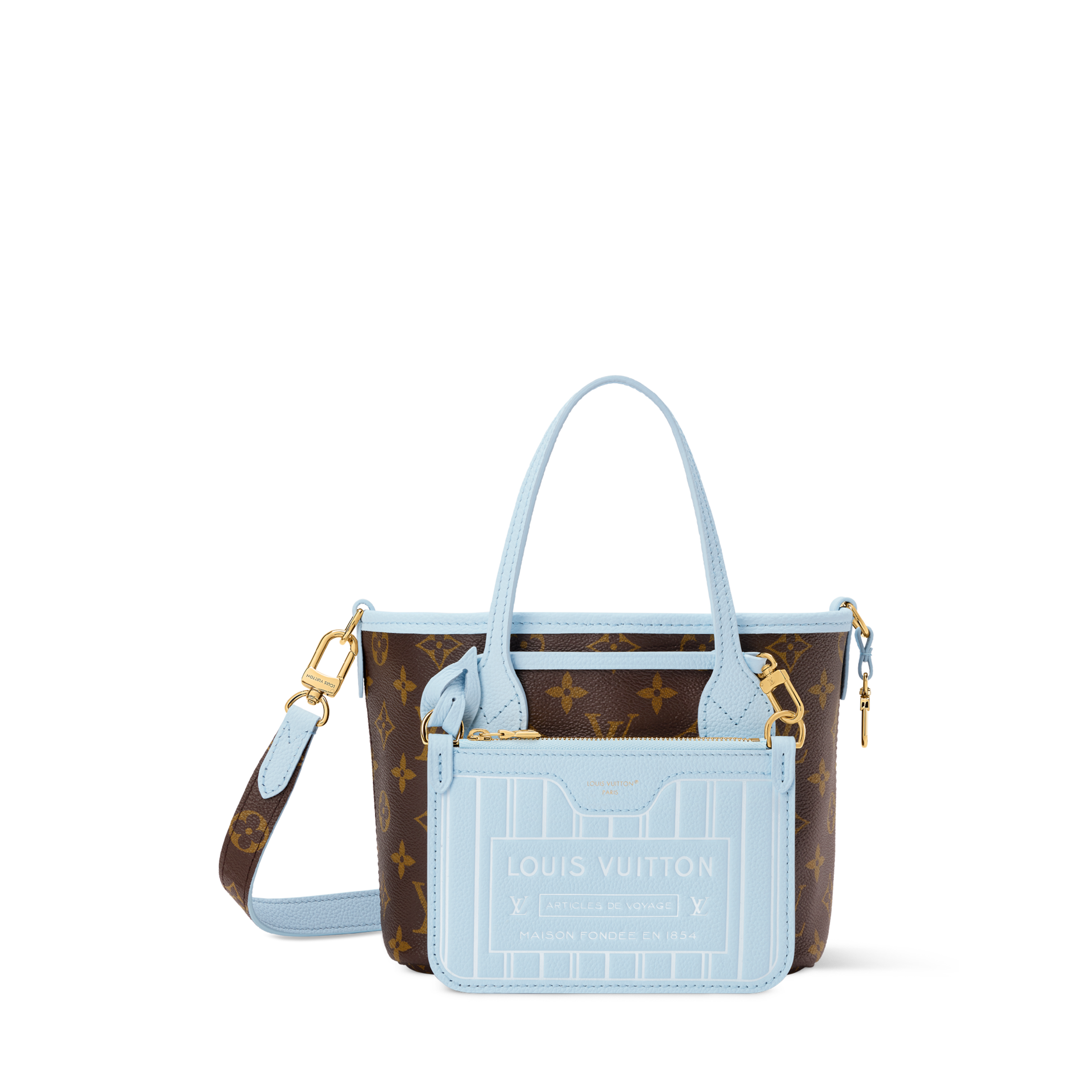 Neverfull BB Bandouliere Inside Out Leather Tote | LOUIS VUITTON