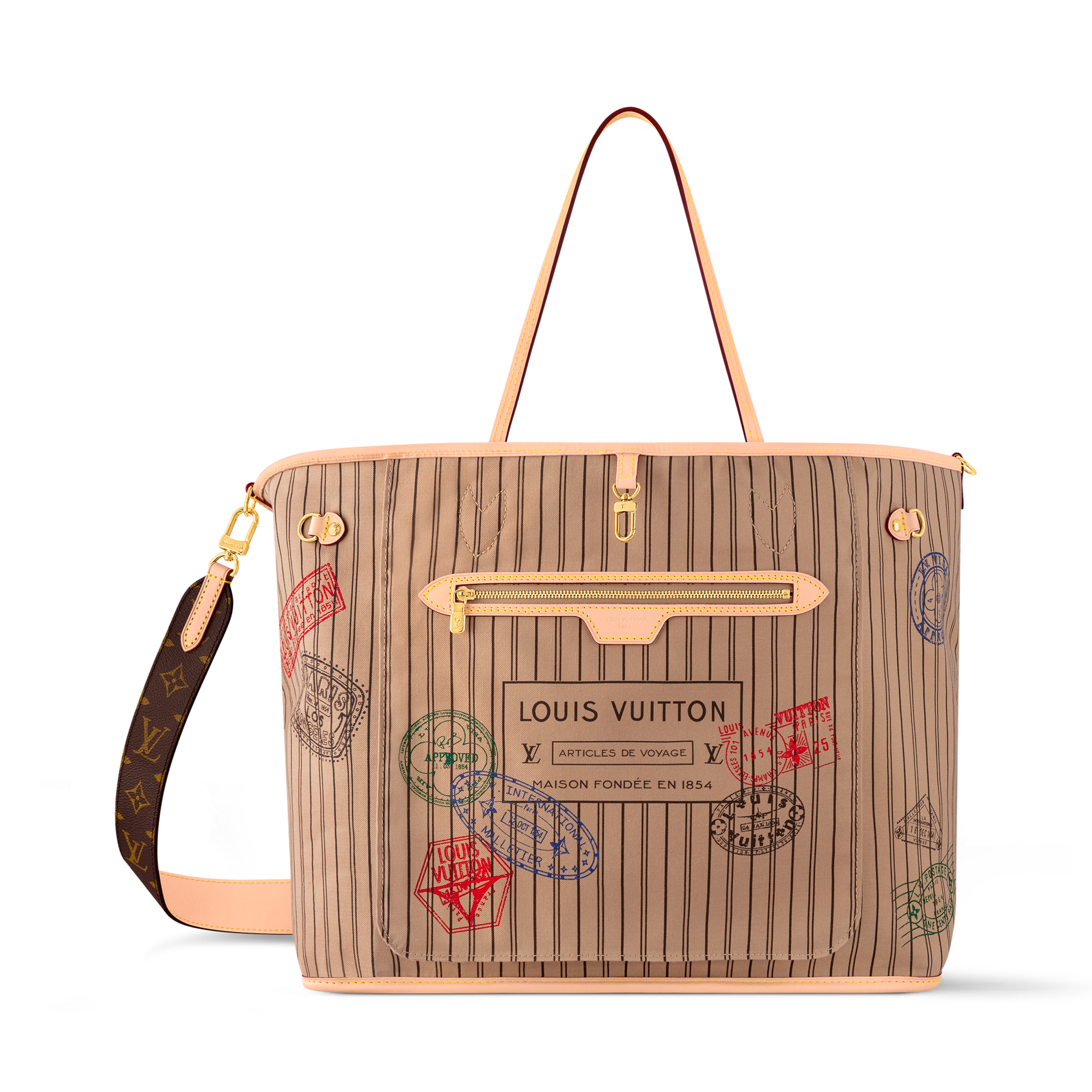 Neverfull GM Monogram Inside Out Stripe Tote | LOUIS VUITTON