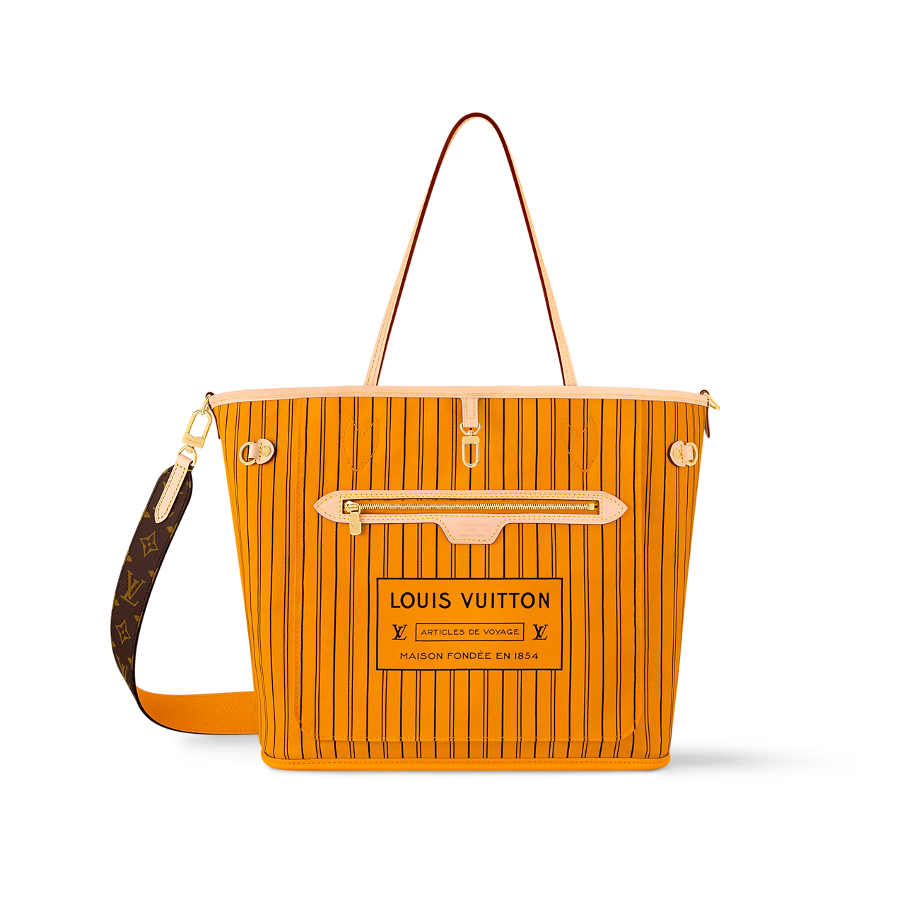 Neverfull MM Monogram Inside Out Stripe Tote | LOUIS VUITTON