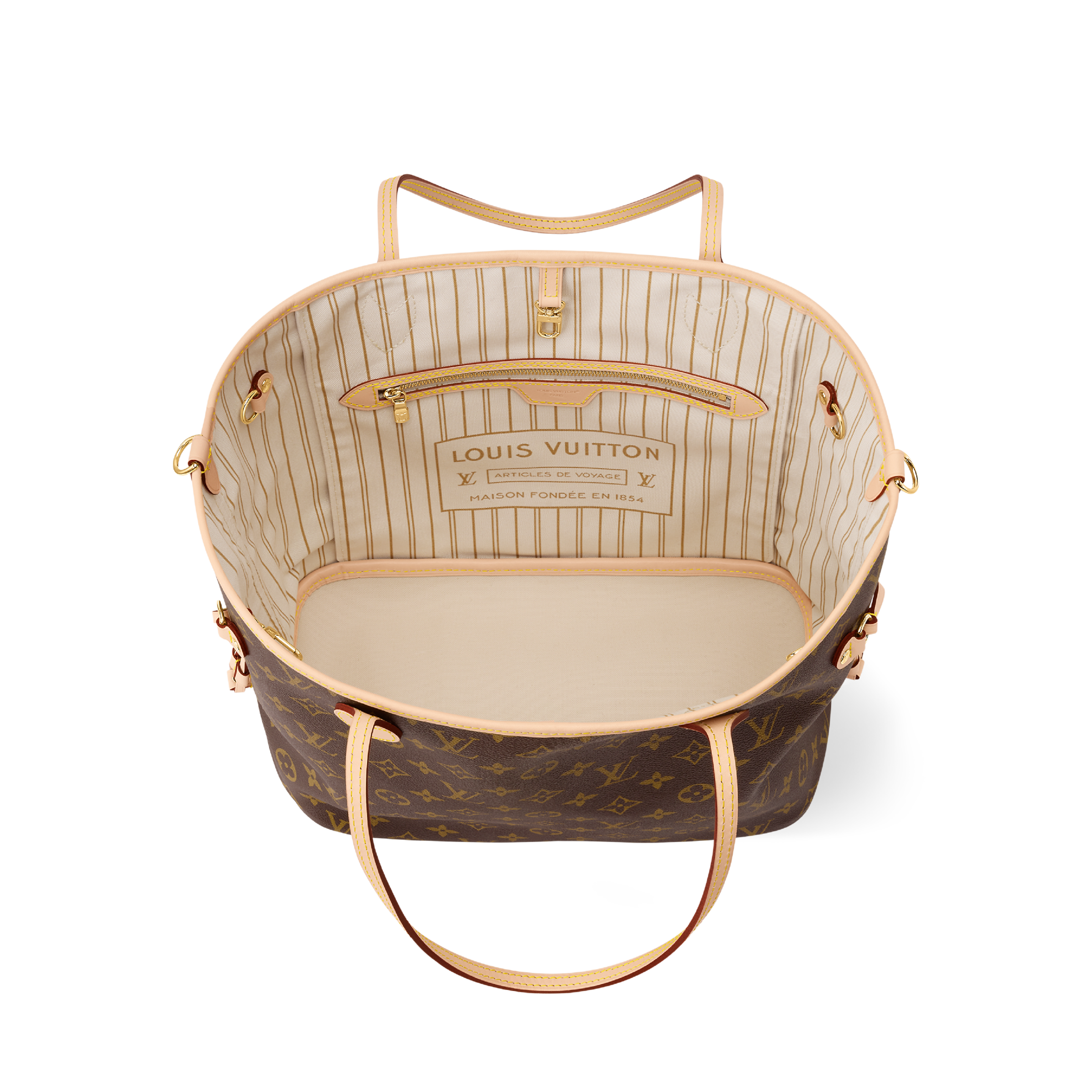 Neverfull Bandoulière Inside Out MM Monogram - Women - Handbags | LOUIS ...