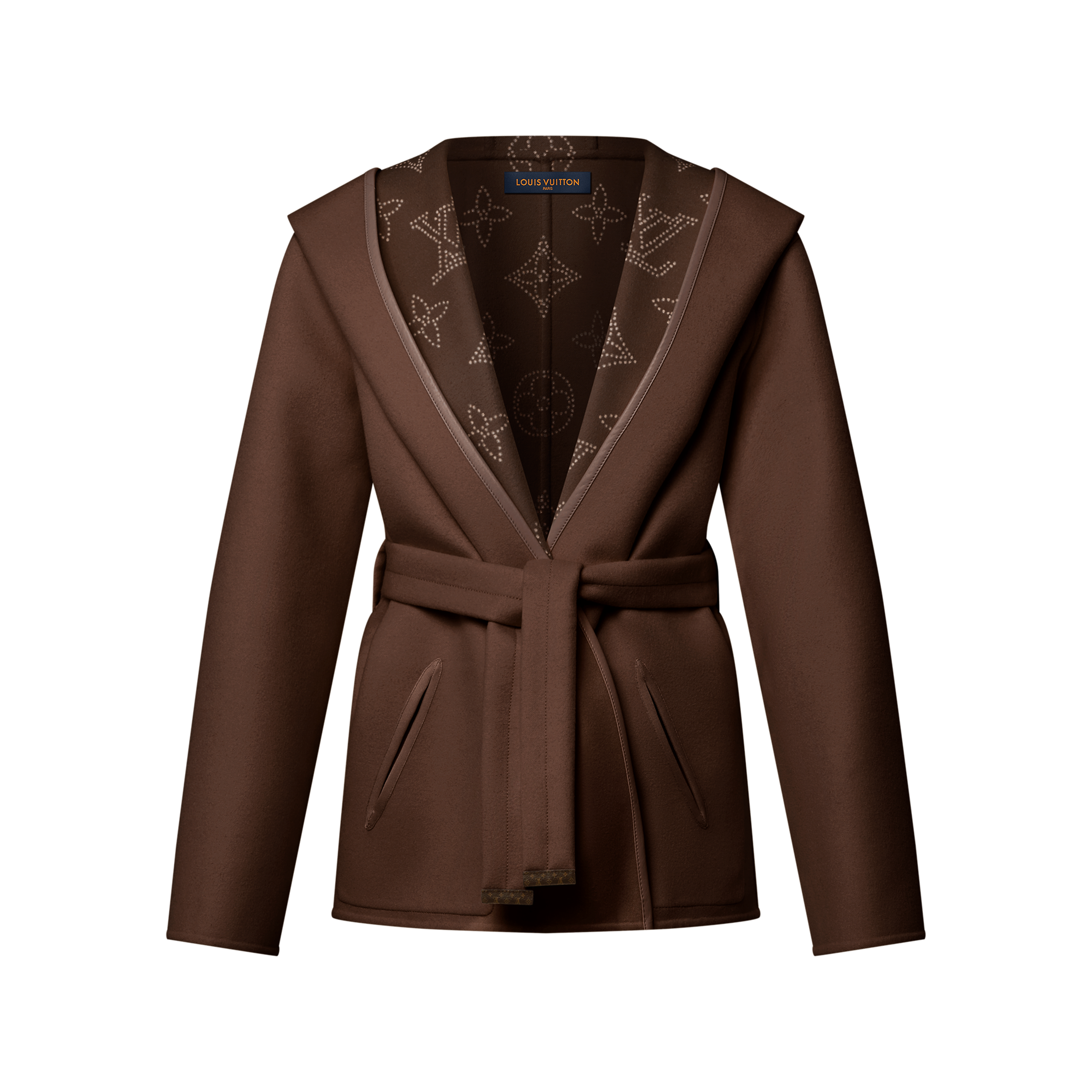 Reversible Short Hooded Wrap Coat - Women - Ready-to-Wear | LOUIS VUITTON