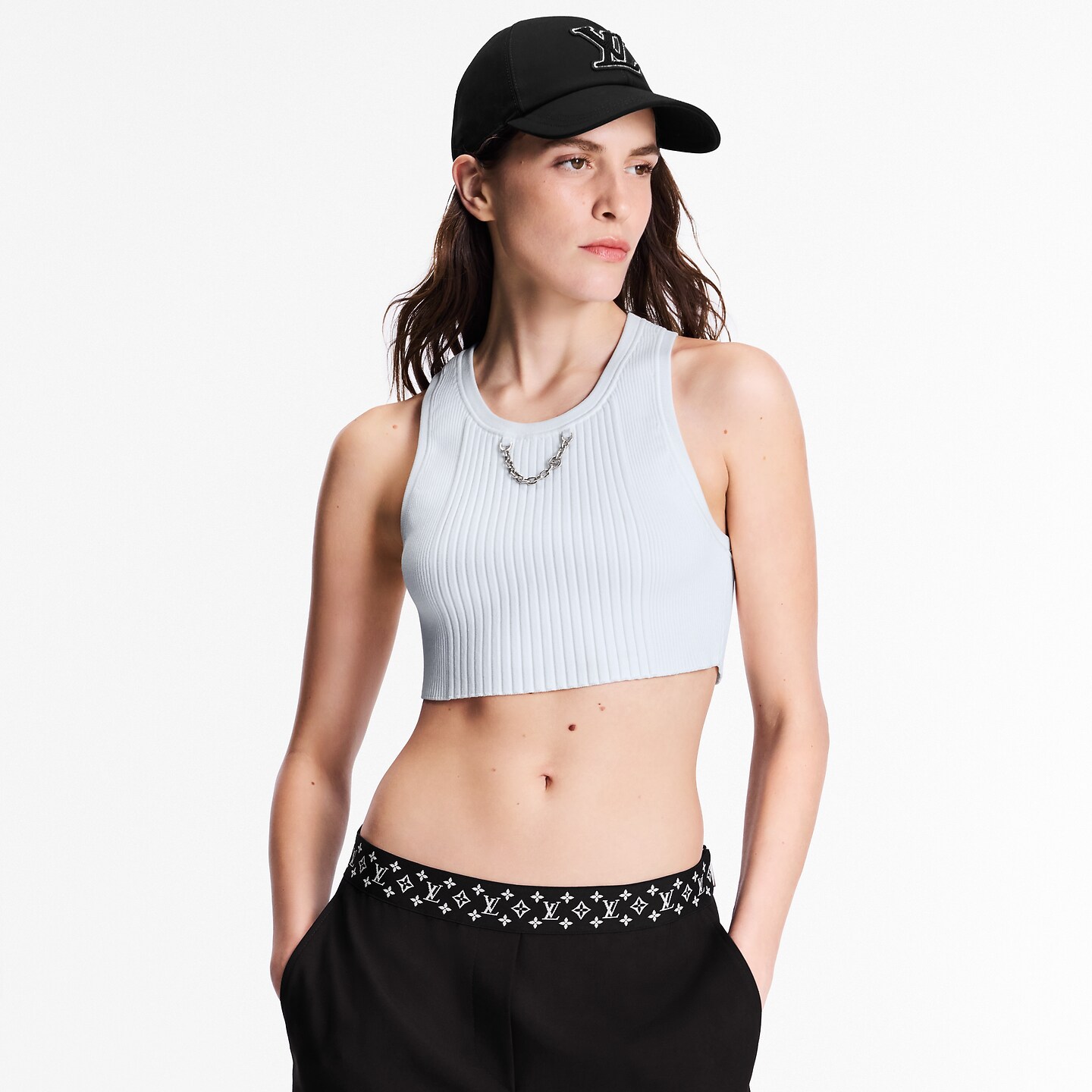 Ribbed Crop Top - Women - Ready-to-Wear | LOUIS VUITTON