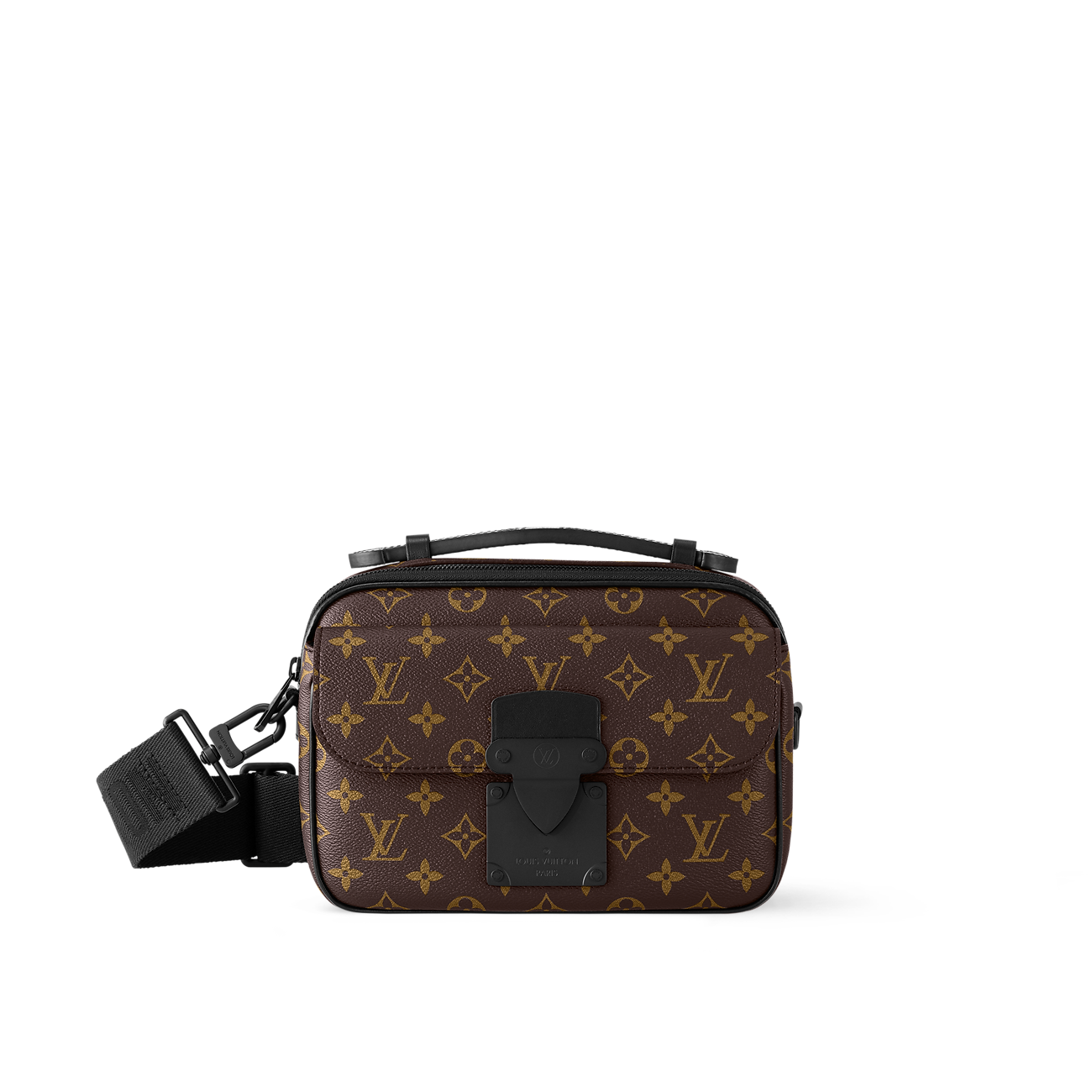 S Lock Messenger Monogram Taurillon Leather - Men - Bags | LOUIS VUITTON