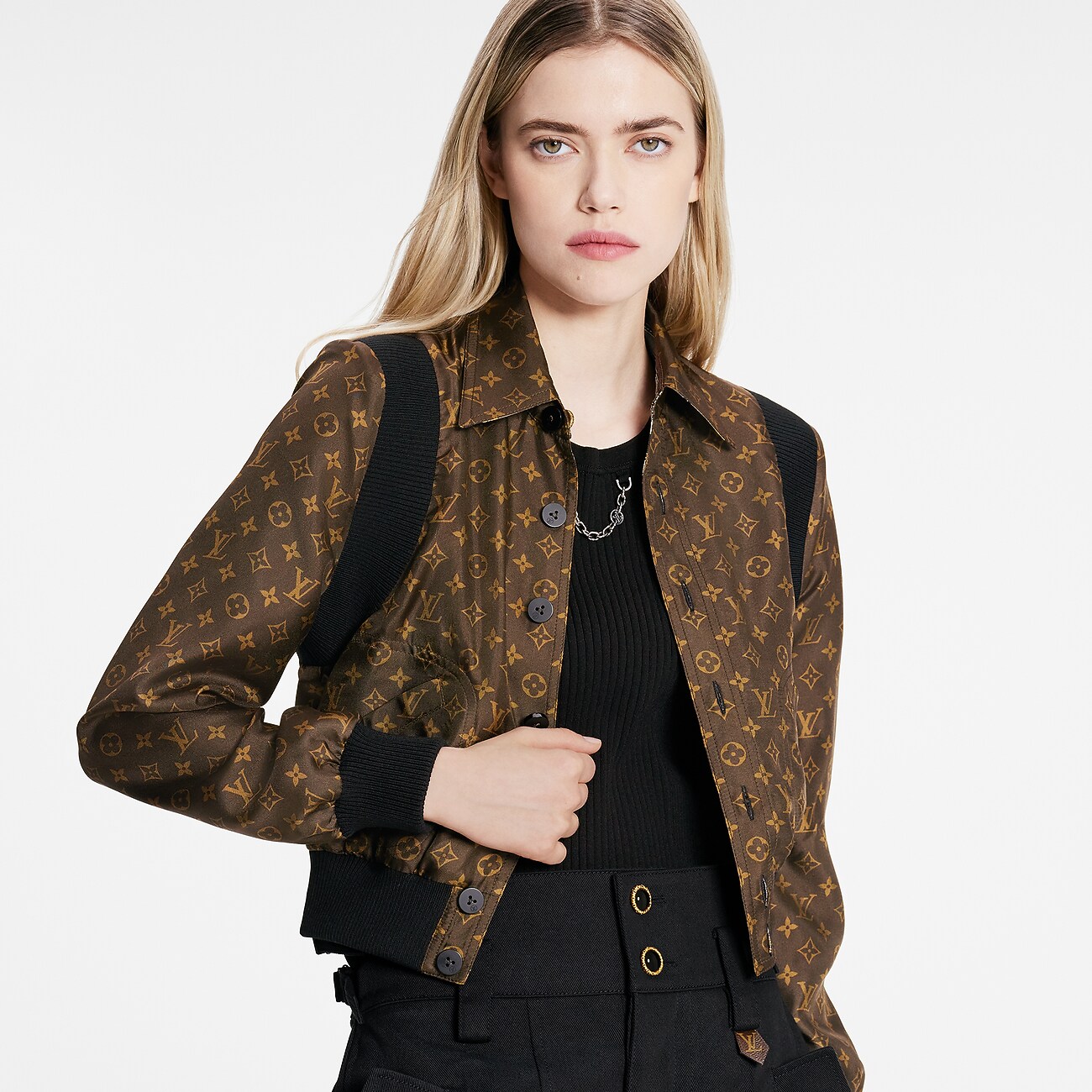 Scarf Print Reversible Bomber Jacket - Women - Ready-to-Wear | LOUIS ...