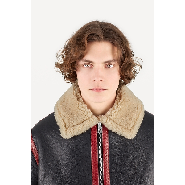 Shearling Aviator with Python - Men - Ready-to-Wear | LOUIS VUITTON