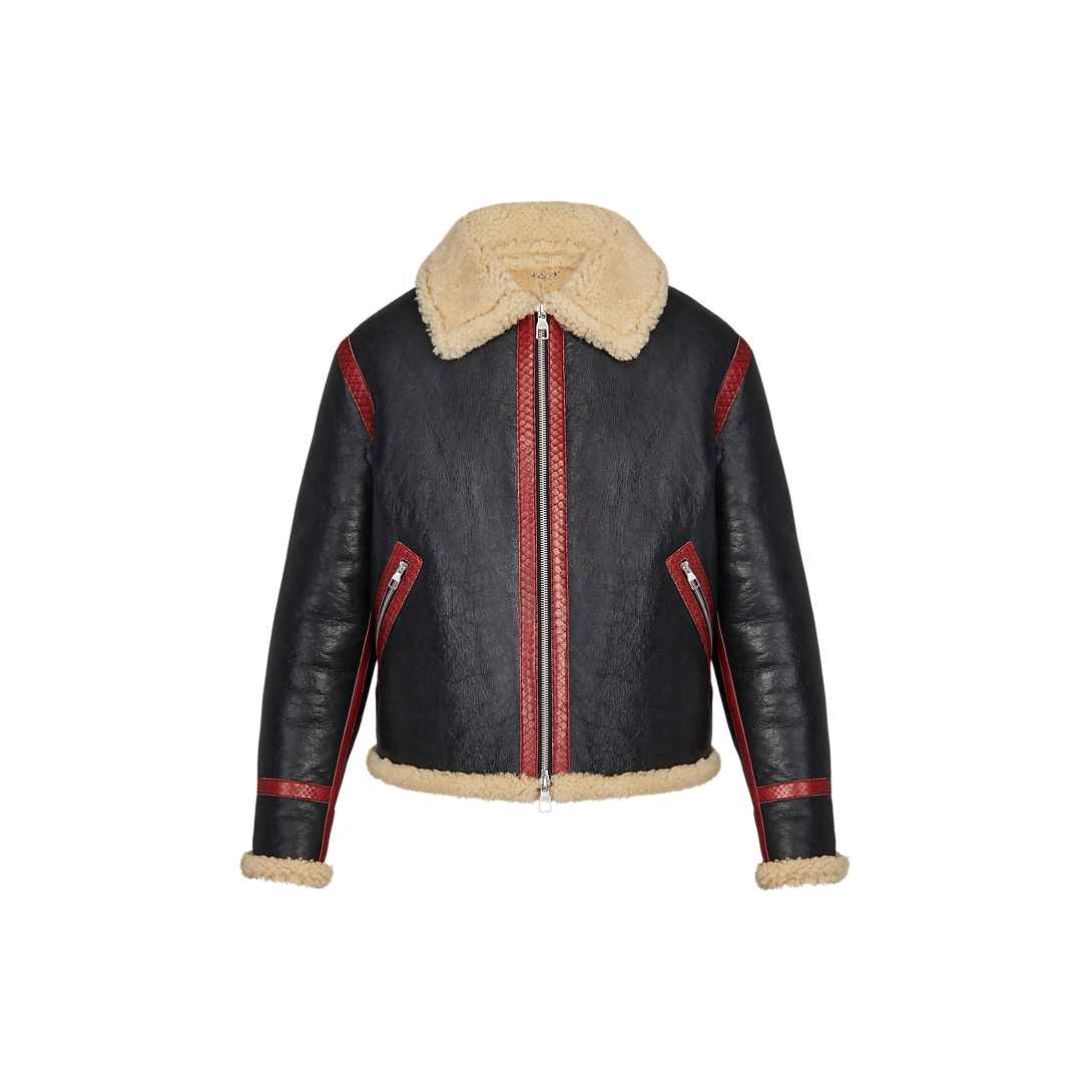 Shearling Aviator with Python - Men - Ready-to-Wear | LOUIS VUITTON