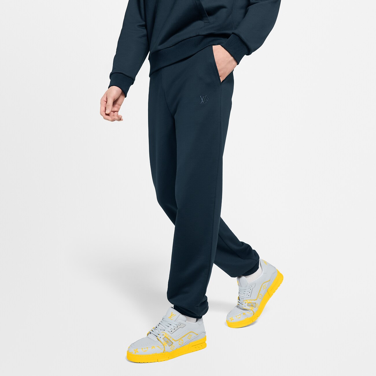 Silk Blend Signature Track Pants - Men - Ready-to-Wear | LOUIS VUITTON
