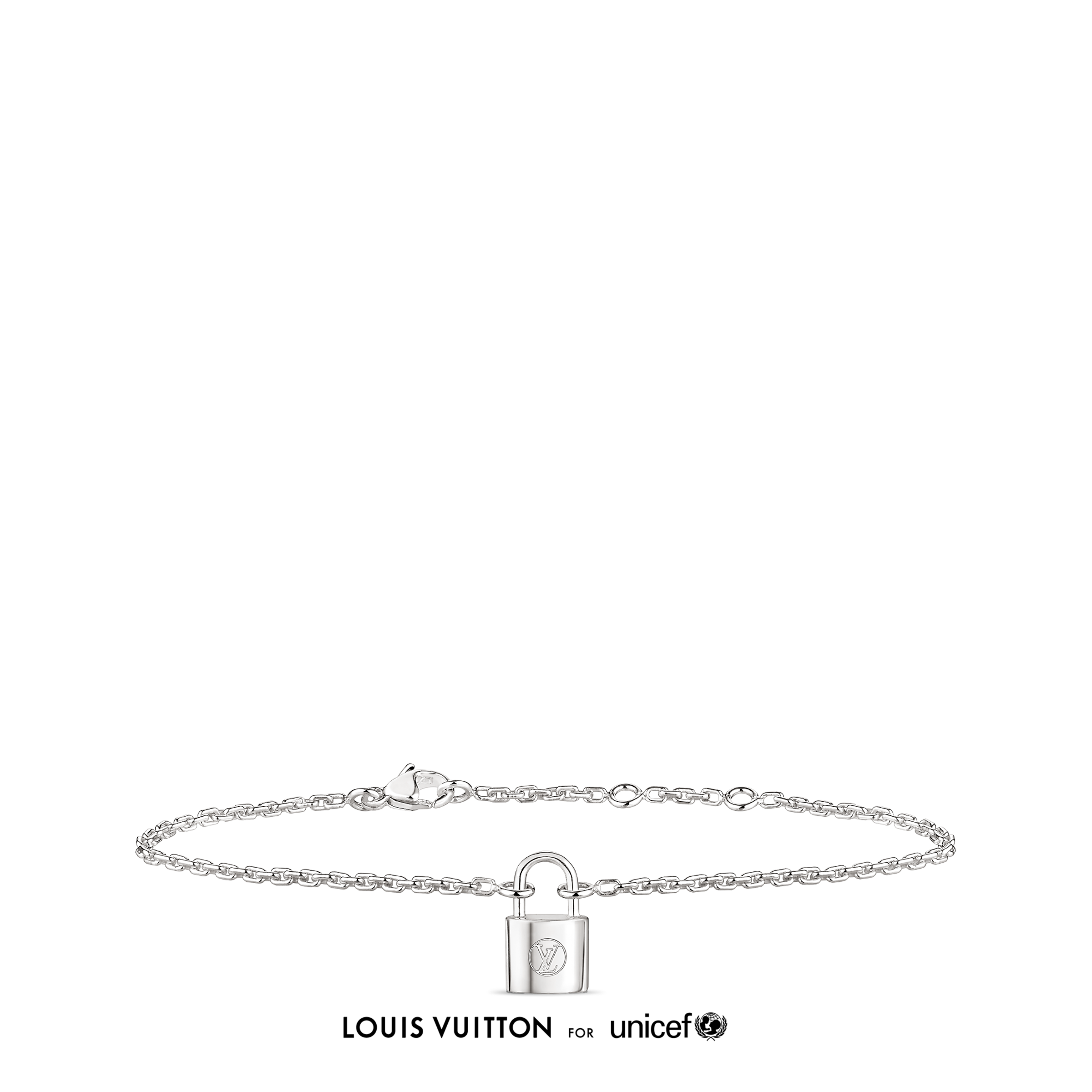 Silver Lockit bracelet, sterling silver - Jewelry - Categories | LOUIS ...