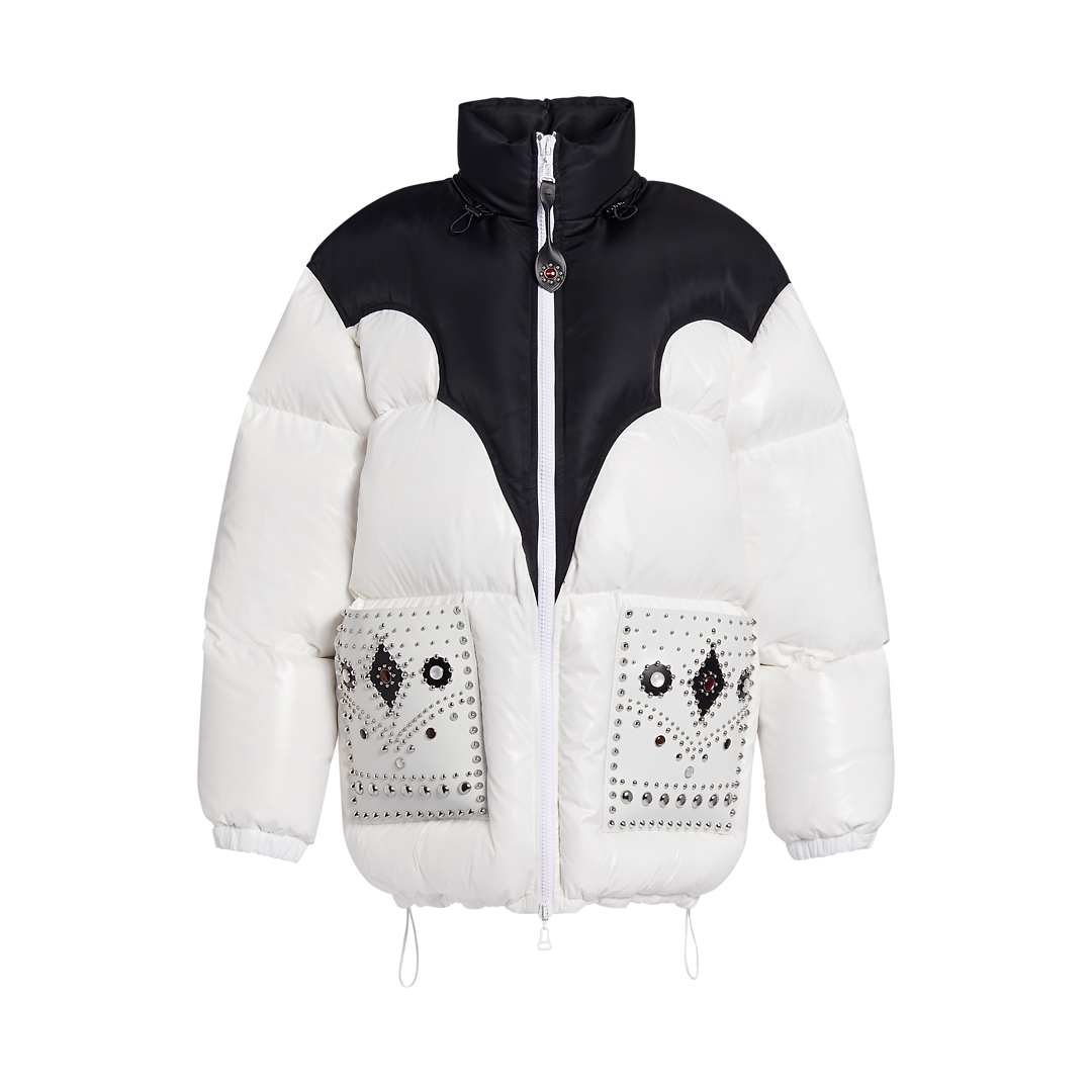 Stud Pockets Oversized Down Jacket - Women - Ready-to-Wear | LOUIS ...