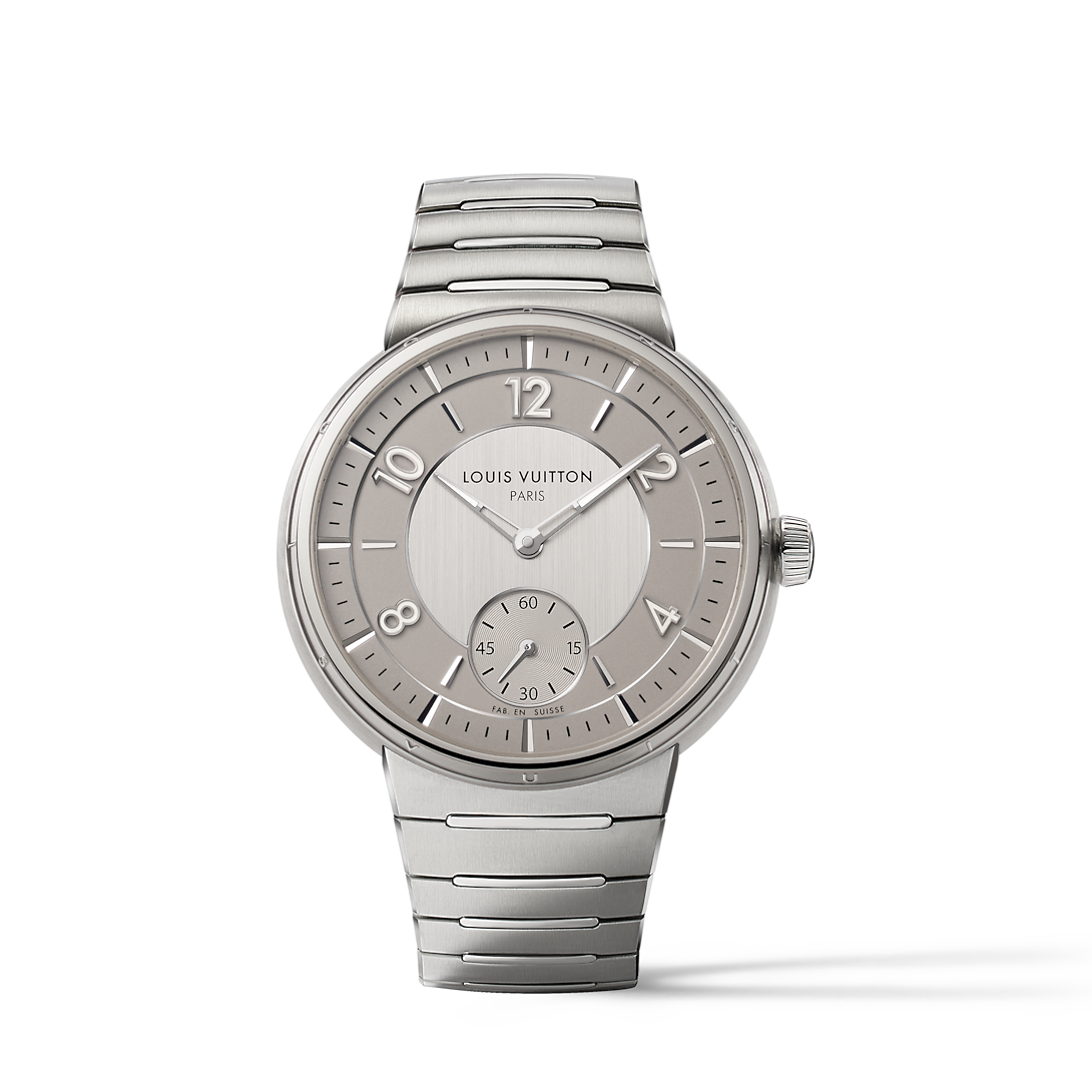 Tambour, Automatic, 40mm, Steel - Watches - All Watches | LOUIS VUITTON