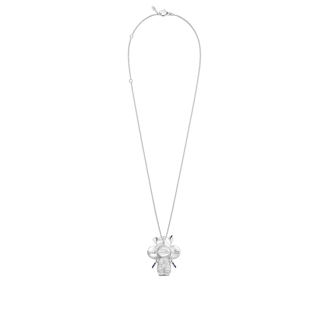 Vivienne Rabbit Pendant, White Gold, Lacquer, Diamonds & Colored ...