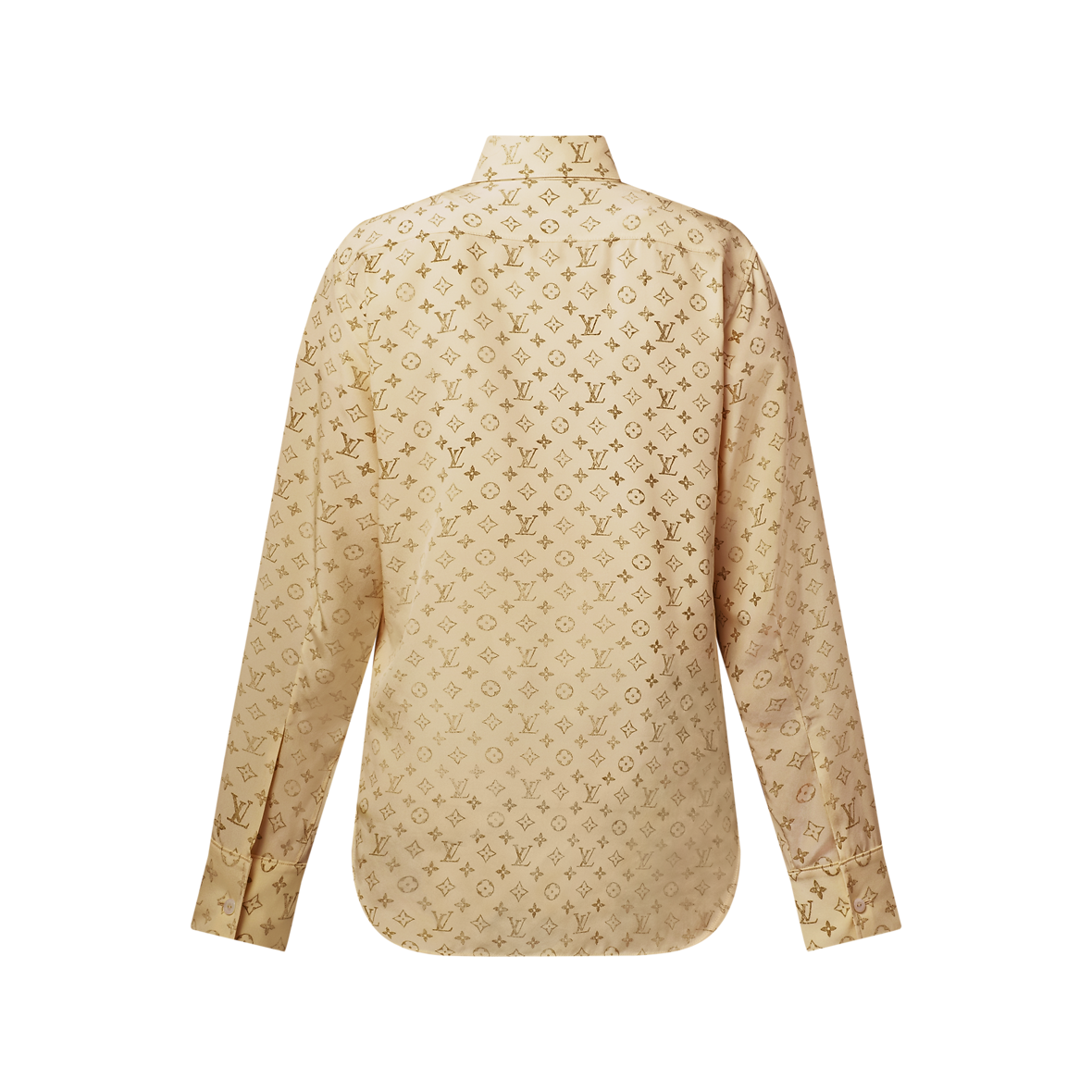 Washed Monogram Silk Shirt - Women - Ready-to-Wear | LOUIS VUITTON