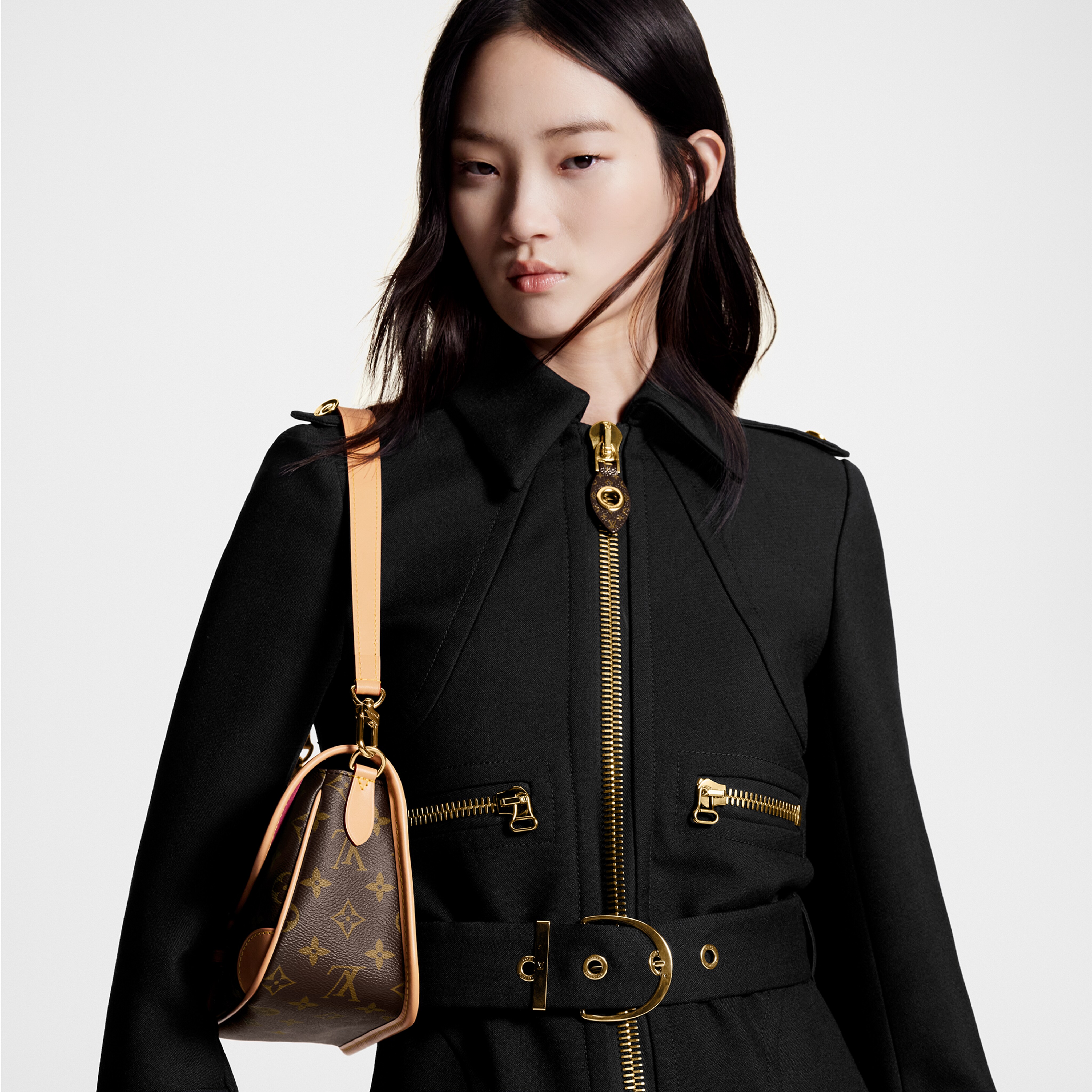 Wool Hopsack Belted Coat - Women - Ready-to-Wear | LOUIS VUITTON