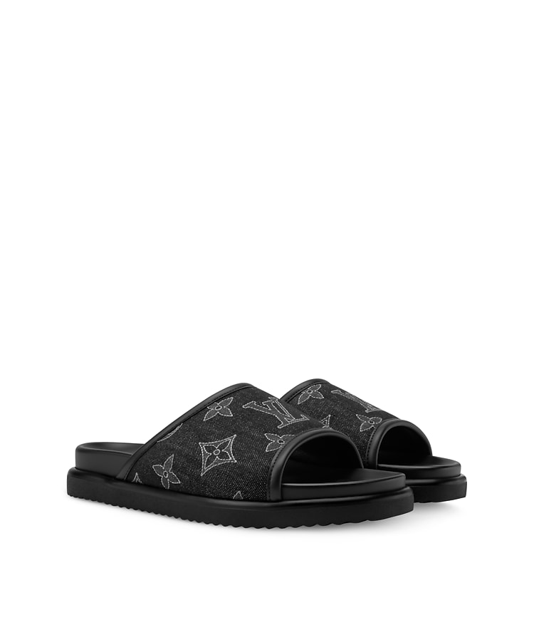 louis vuitton monogram pattern slides